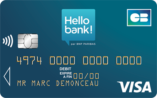 Carte de crédit Visa Classic de Hello bank! | Avantages